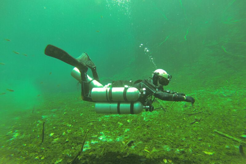 Side Mount Courses in Playa del Carmen | Pluto Dive